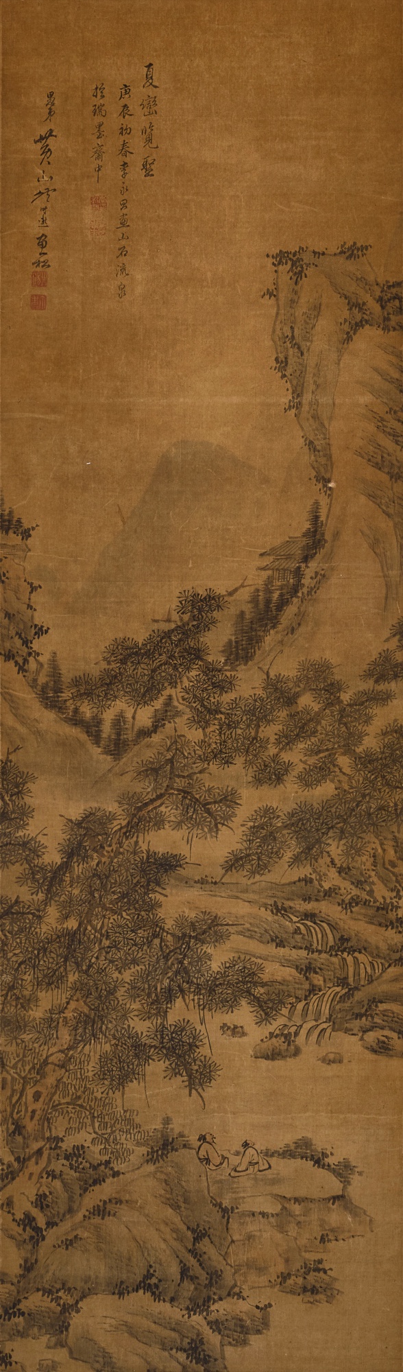 Li Yongchang; Bao Shiti (Ming Dynasty) 李永昌、鮑時逖 | Summer Landscape 夏巒覽聖圖 ...