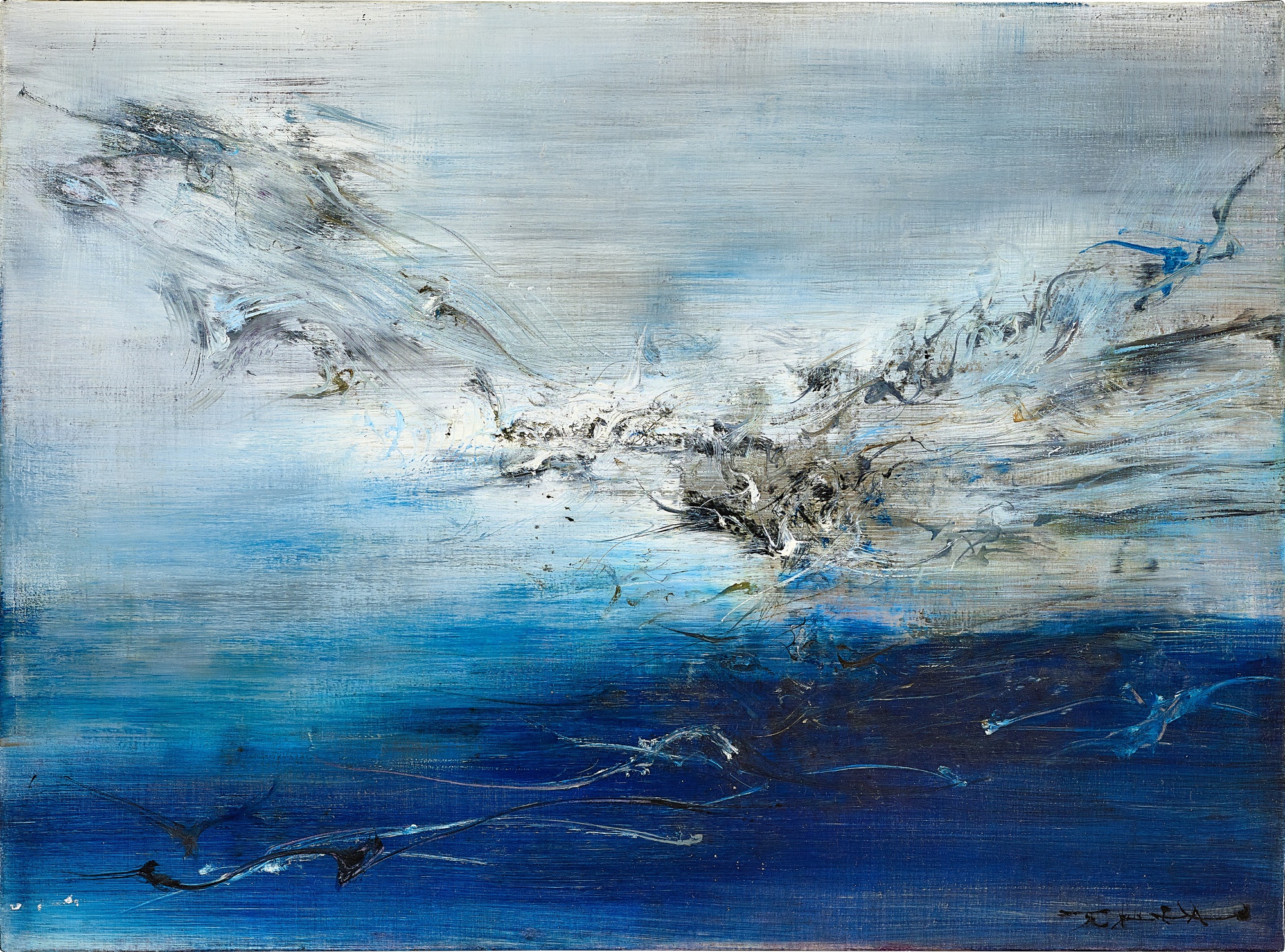 Zao Wou-Ki 趙無極 | 17.01.60 | 50th Anniversary Modern Evening Auction | 2023 | Sotheby's