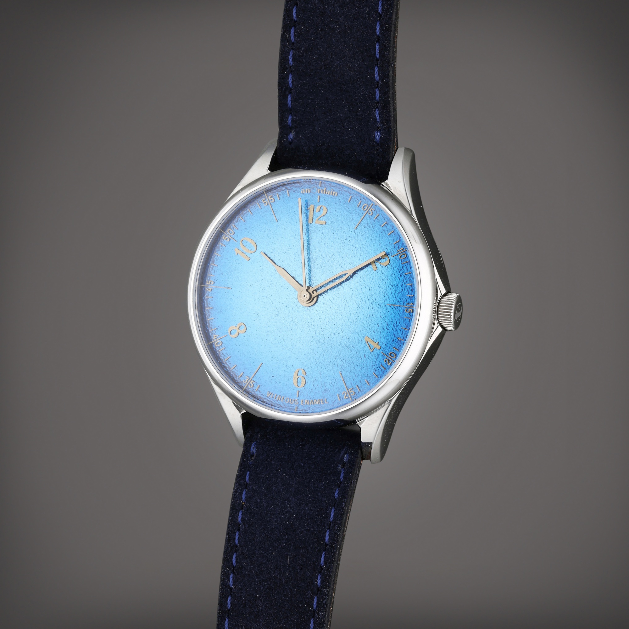 Reference Model 1 Blue Flume | A stainless steel automatic wristwatch ...