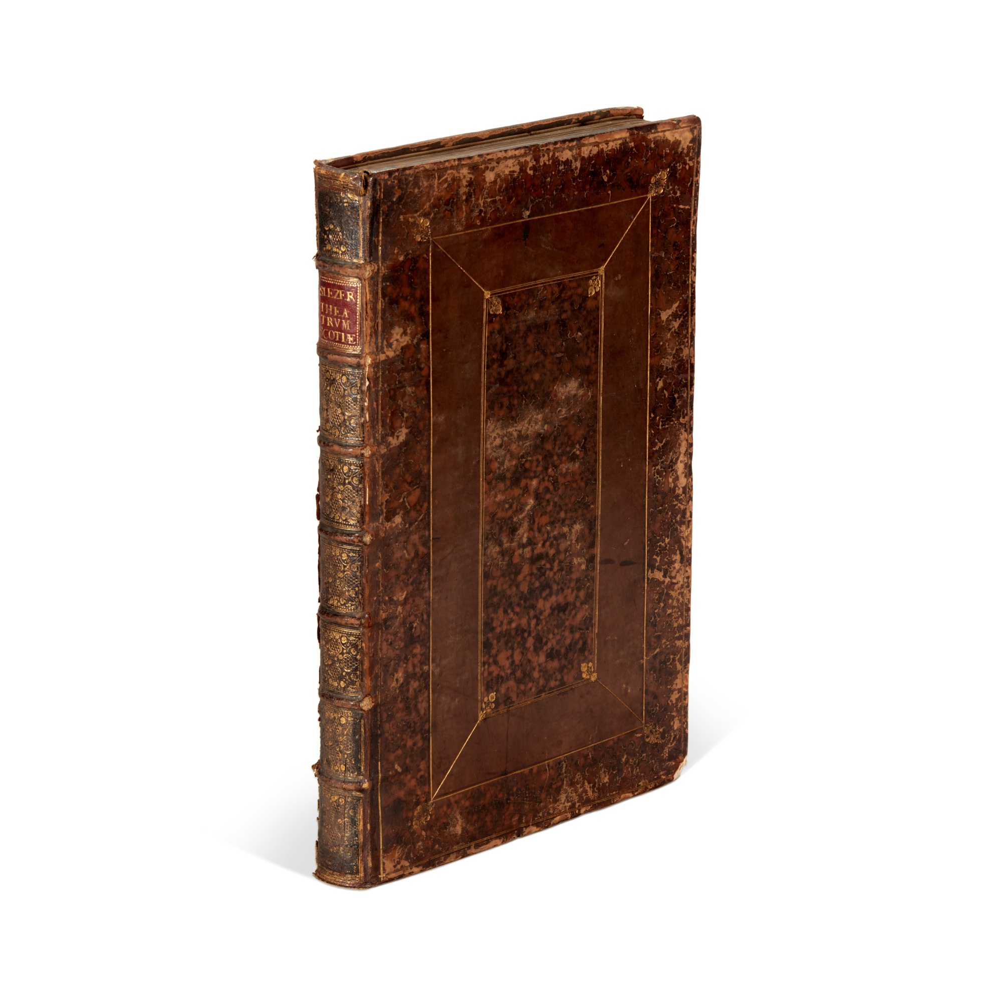 John Slezer | Theatrum Scotiae, 1693, contemporary panelled calf gilt ...