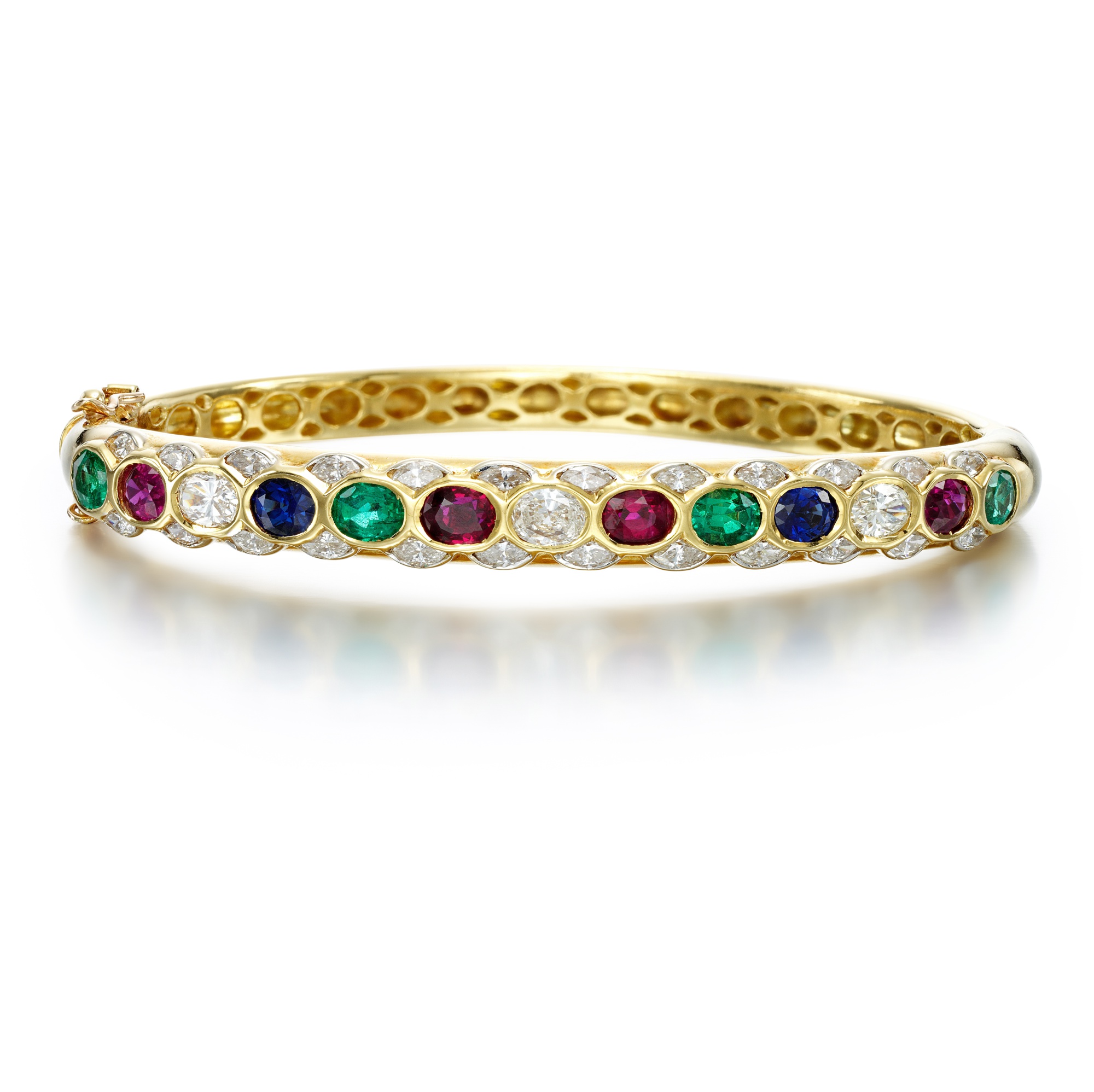Ruby, emerald, sapphire and diamond bracelet, 1980 | Freddie Mercury: A ...