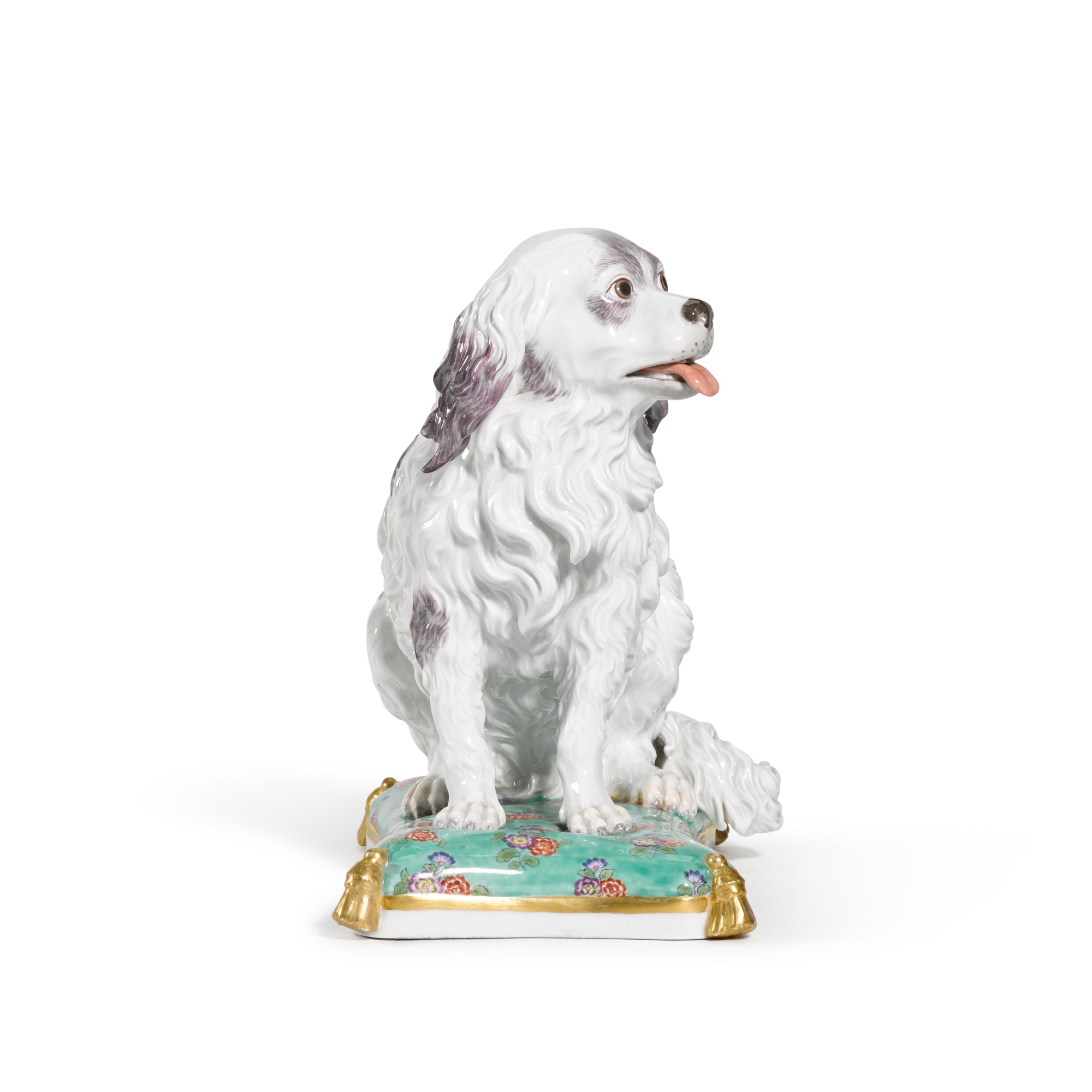 A Meissen model of a spaniel, 20th century | Kenneth Neame: Cadogan ...
