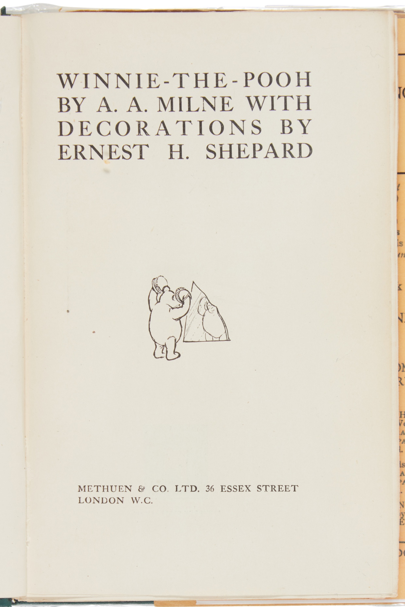 Milne, A. A., and E.H. Shepard | Four first editions | Fine Books and ...