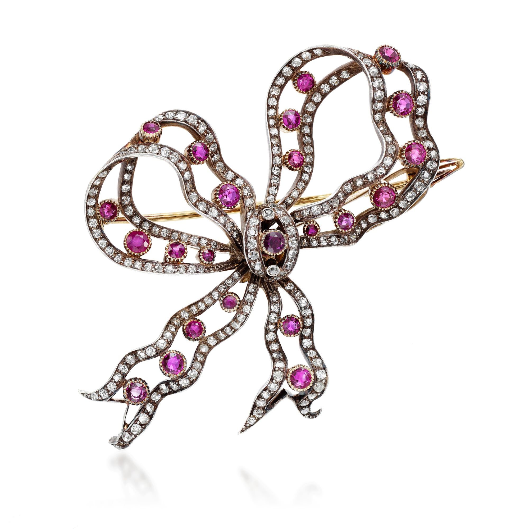 Ruby and diamond brooch, mid 19th century | Fine Jewels | 2023 | Sotheby's
