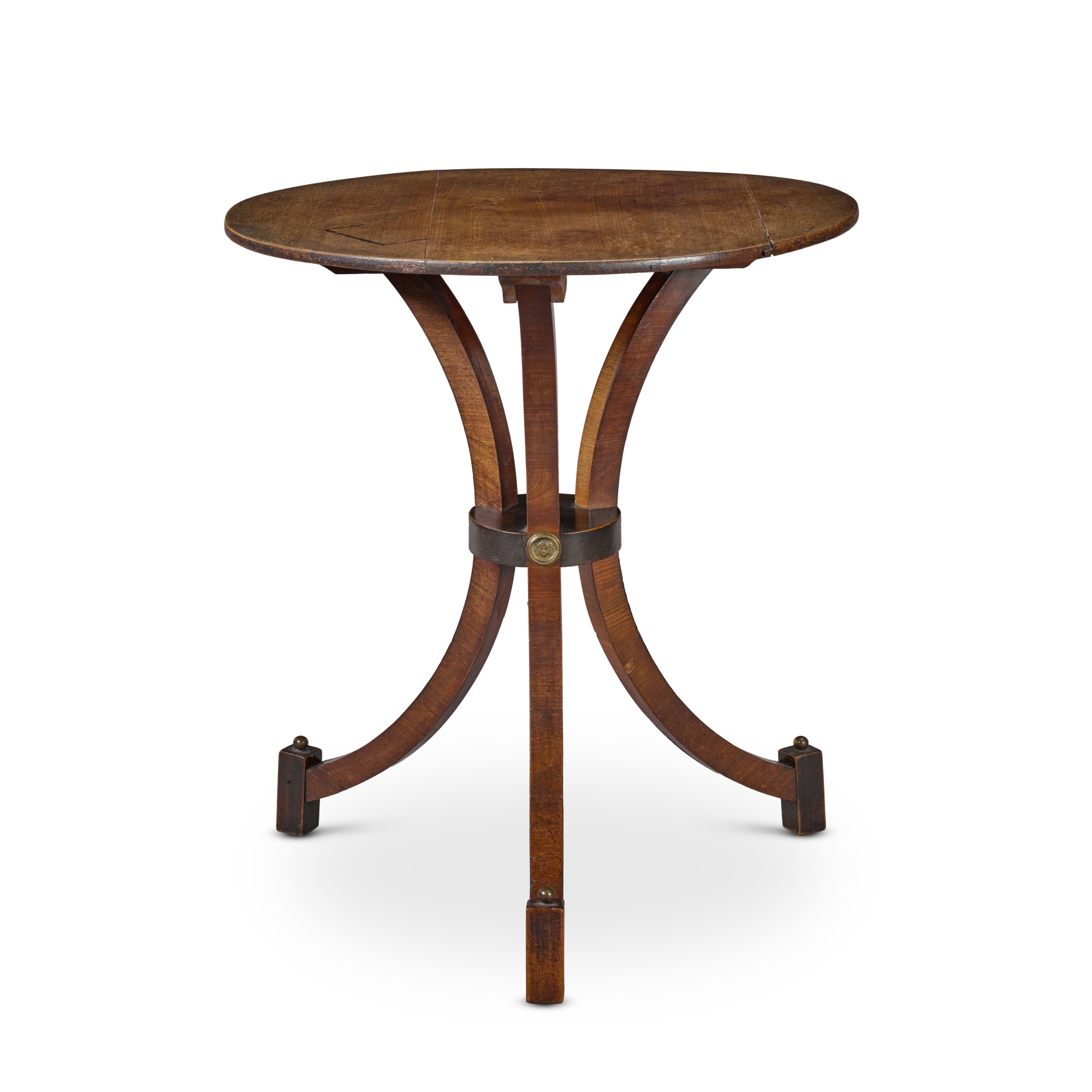 A Northern European mahogany tripod table, third quarter 19th century ...