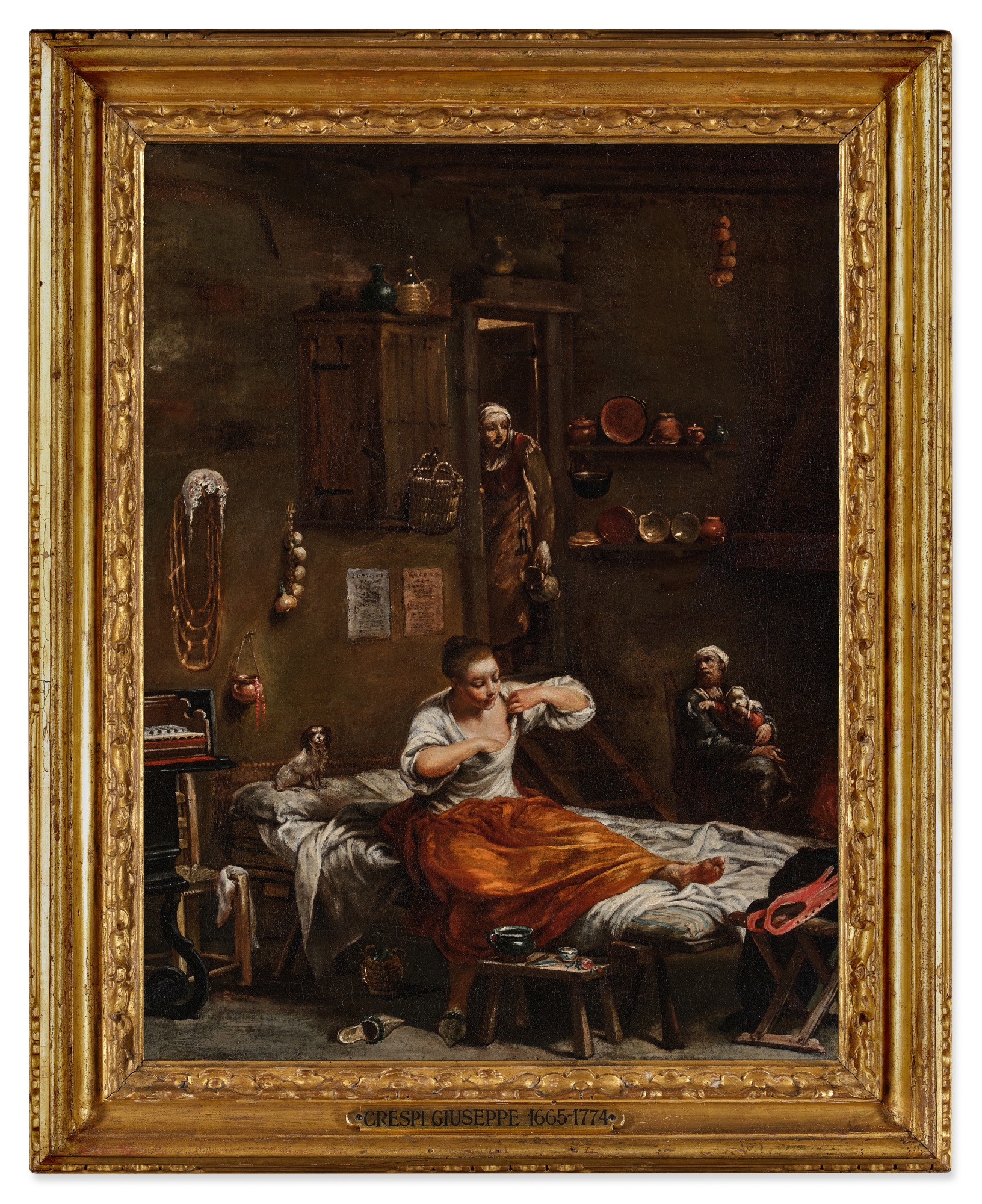 The flea hunt or 'la puce' | Master Paintings Part I | | Sotheby's