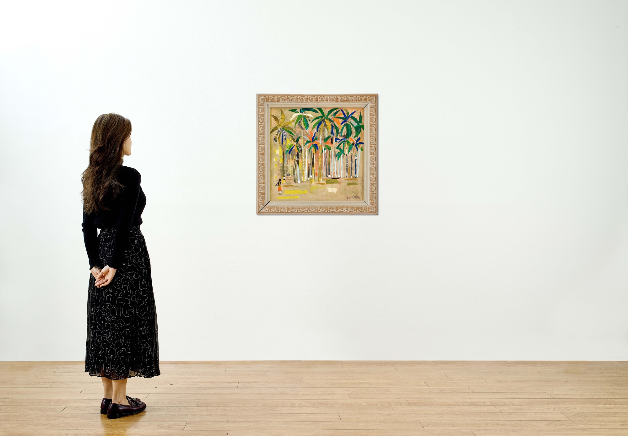 Arie Smit 阿瑞·史密特 | Palm trees 棕櫚樹 | Modern Day Auction | 2023 | Sotheby's