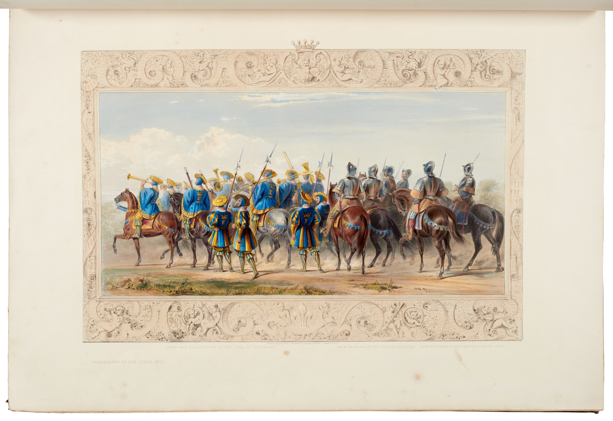 J. Richardson and J.H. Nixon | The Eglinton Tournament, London, 1843 ...