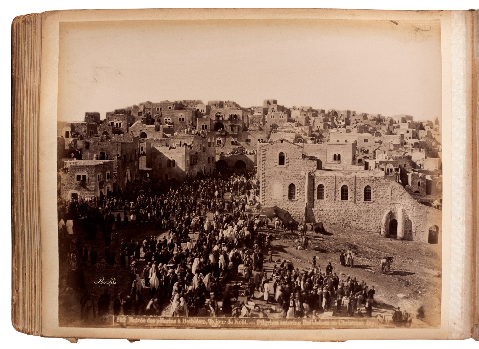 Palestine—Bonfils family | Photographies de Terre Sainte, album of ...